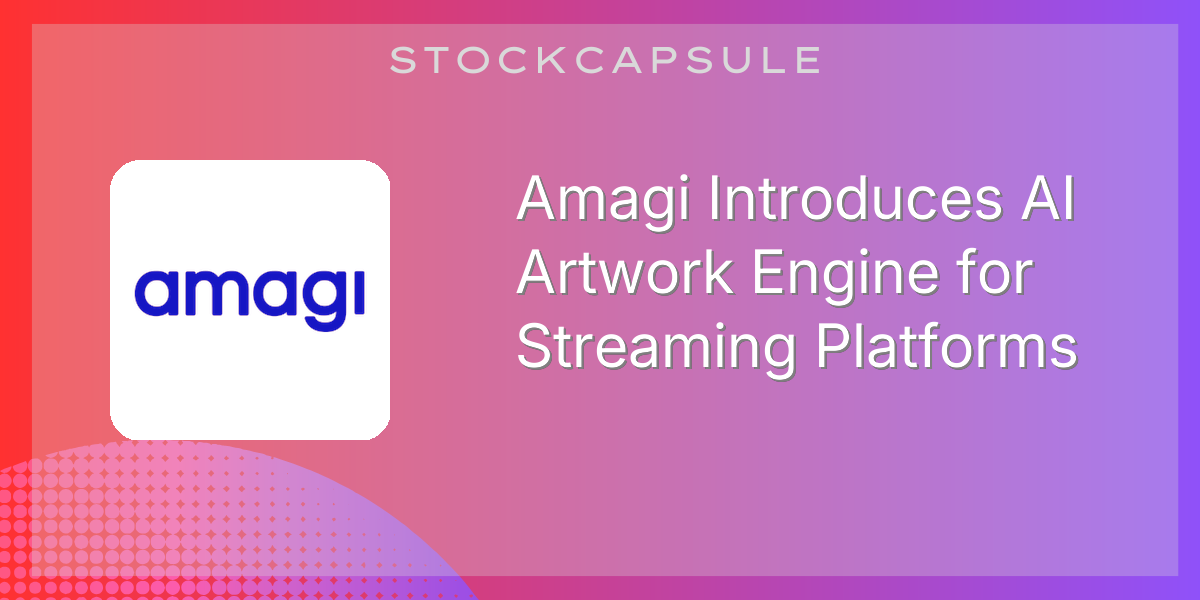 Amagi Introduces AI Artwork Engine for Streaming Platforms | SEBI ...